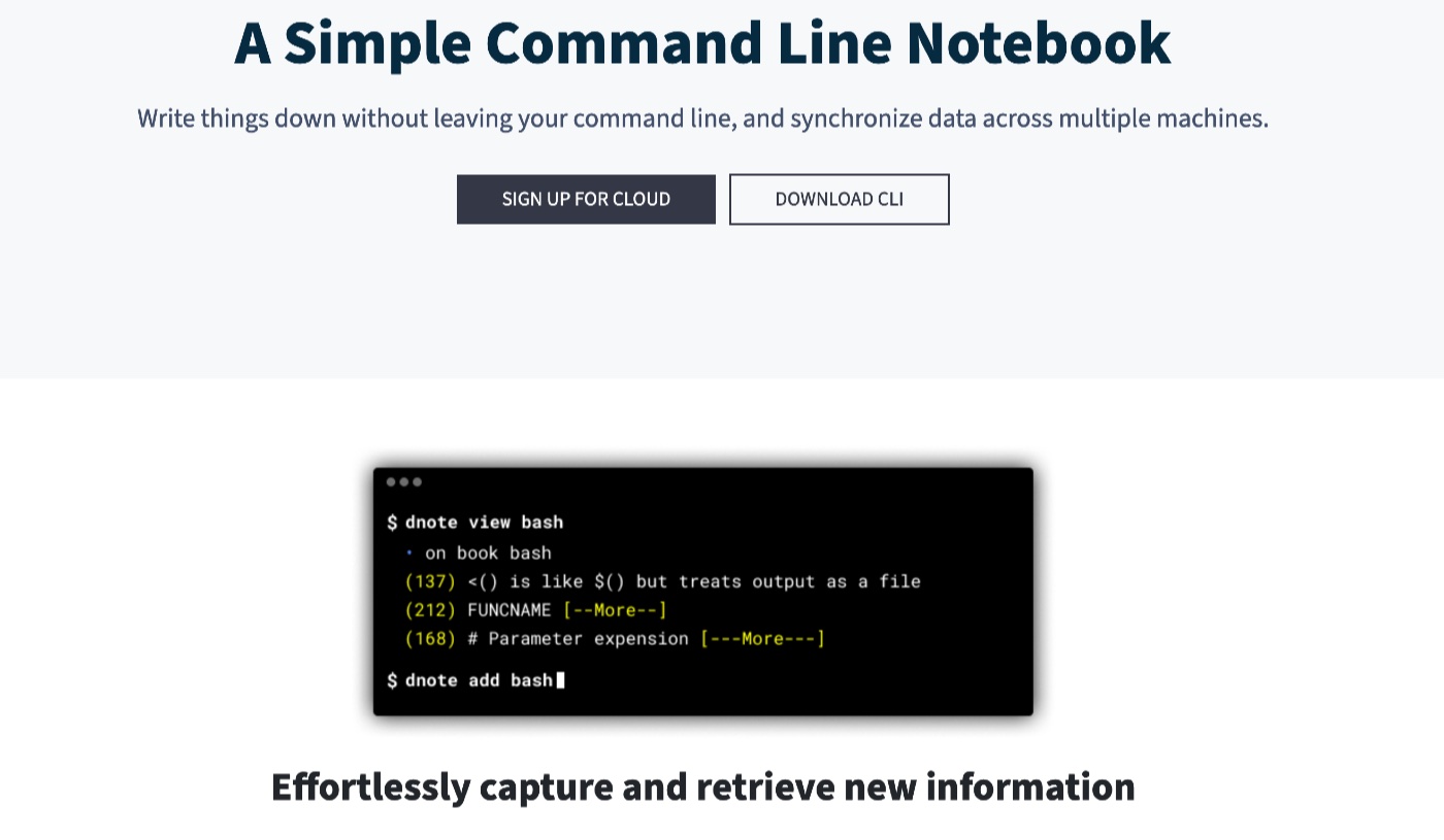 「Dnote」コマンドラインから高速にメモできる開発者向けノートアプリ | RingoBit(リンゴビット)